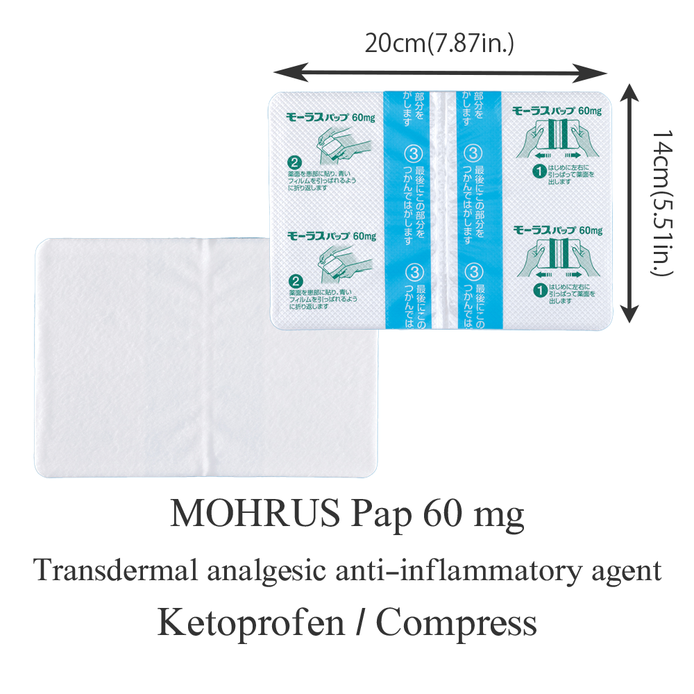 [MOHRUS pap 60mg] To muscle pain and arthritis “Hisamitsu” - D.P.KITAOKA2
