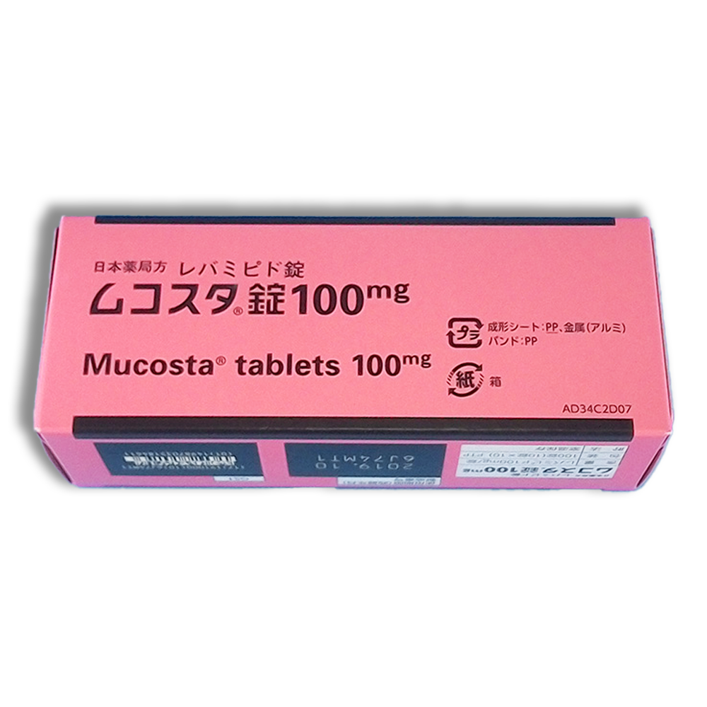 [MUCOSTA Tablets 100mg] To Gastritis, gastric ulcer “OTSUKA” Rebamipide ...